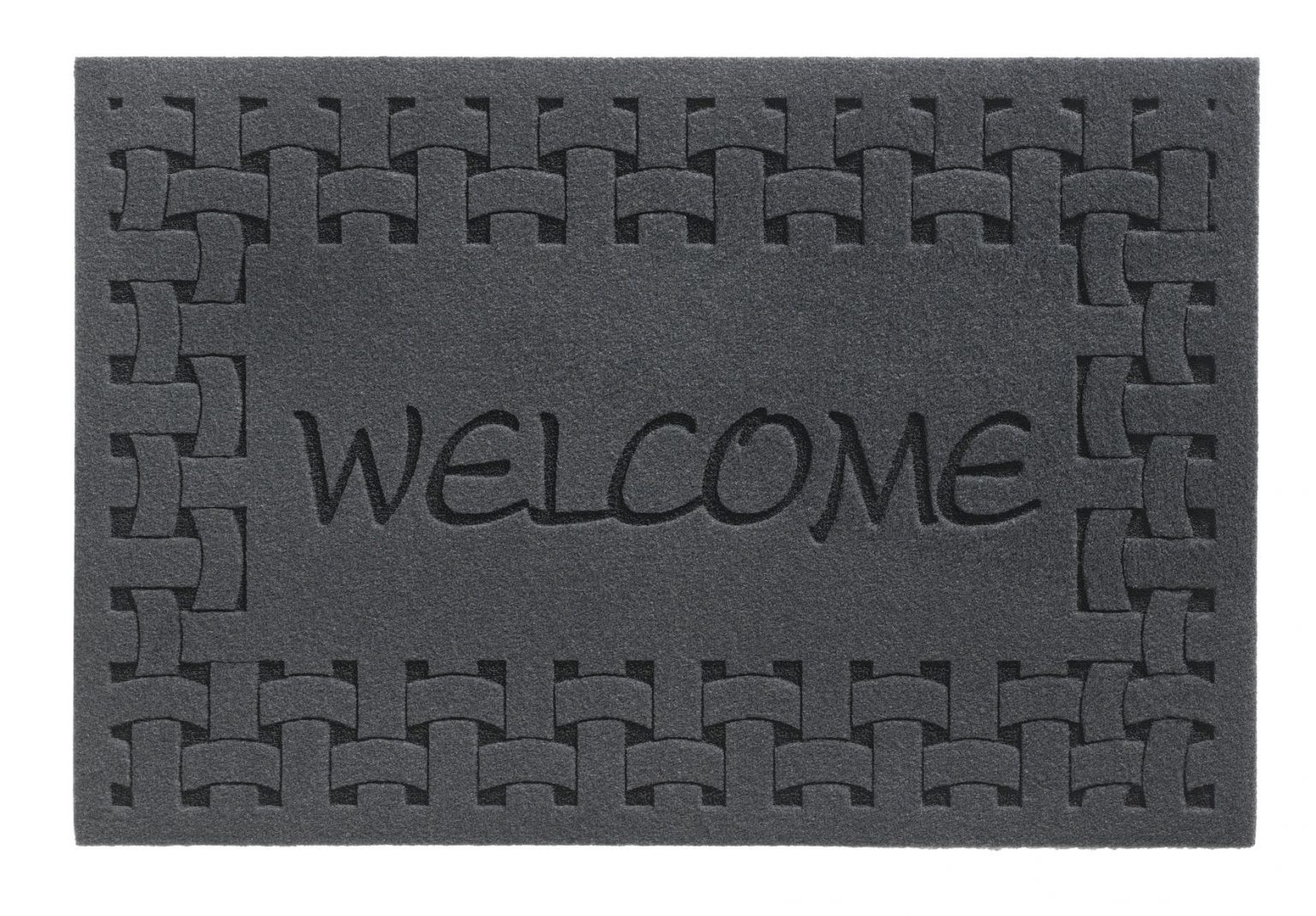 Laser Indoor Barrier Welcome door mat - Grey 50 x 75cm - Matstyle